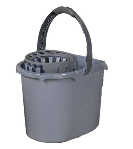 BALDE OVAL PARA MOPAS gris/negro